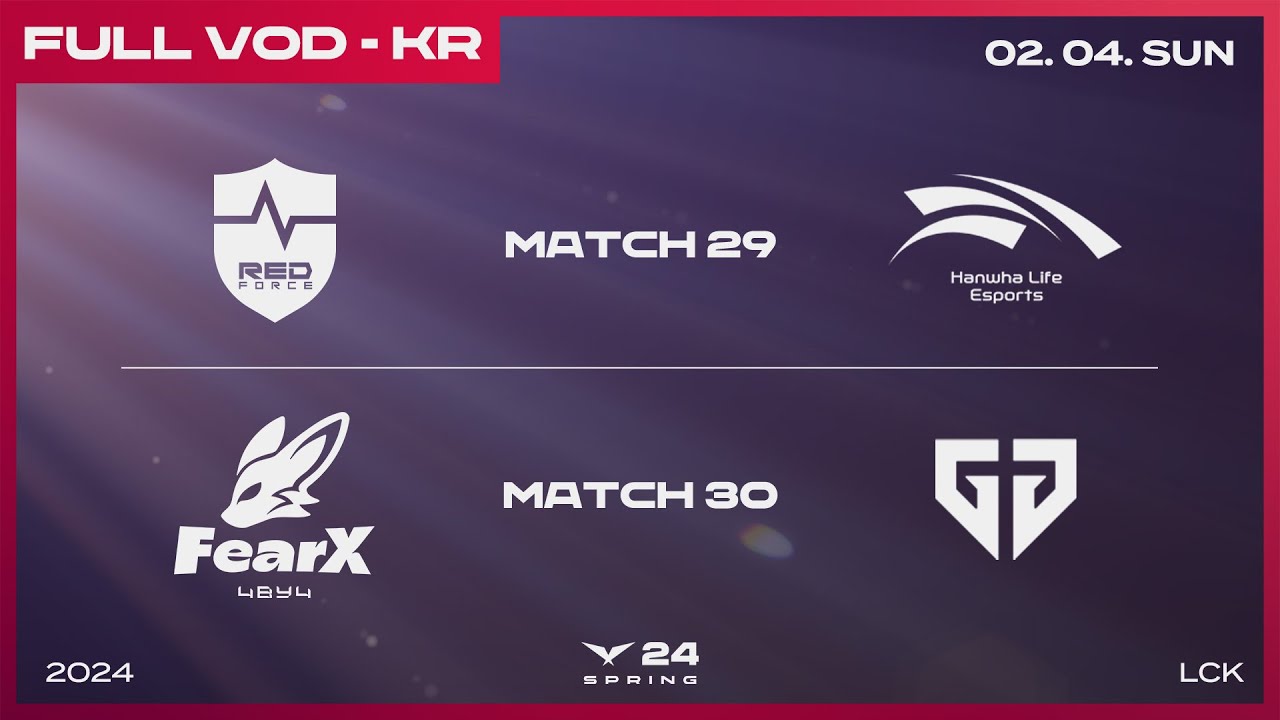 NS vs HLE - FOX vs GEN | 2024 LCK 스프링 스플릿 - YouTube