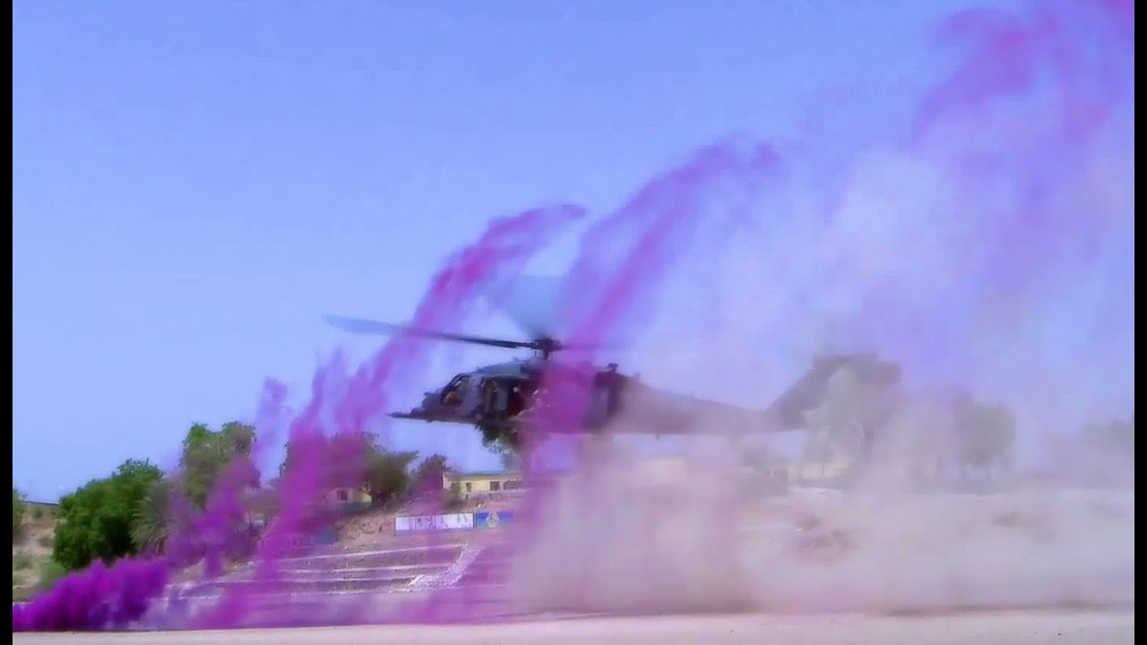 HH-60G Pave Hawk Helicopter CASEVAC Exercise - YouTube