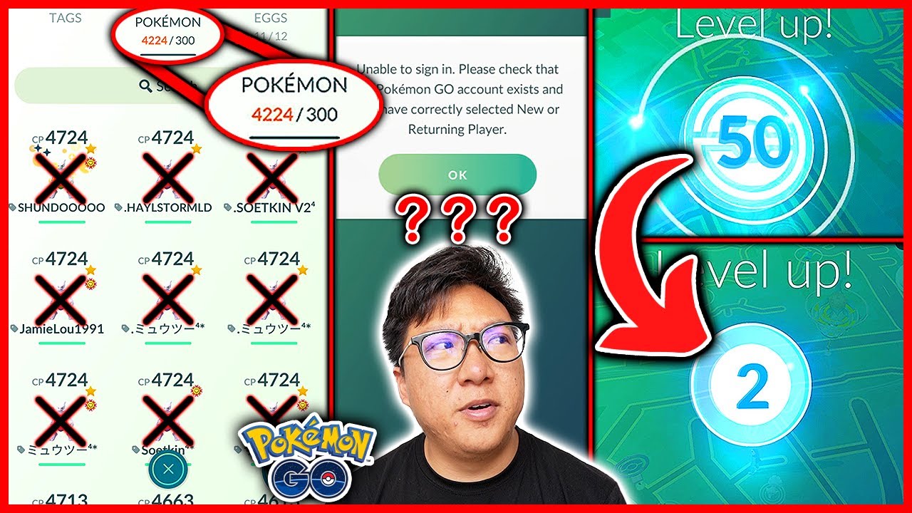 This Trainer INSTANTLY Went From Level 50 To Level 1 in Pokemon GO ...