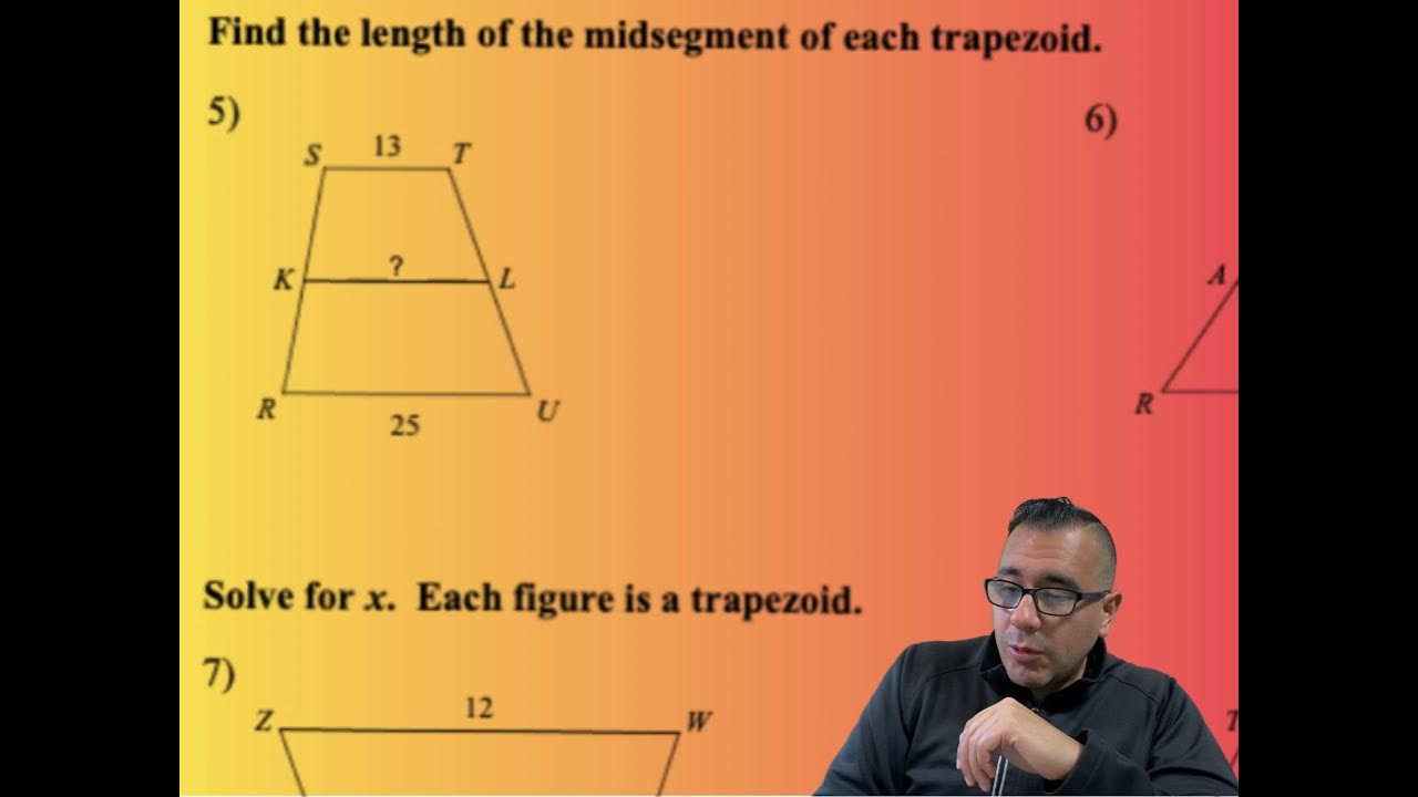 Midsegment Theorem (Triangles & Trapezoids) - YouTube