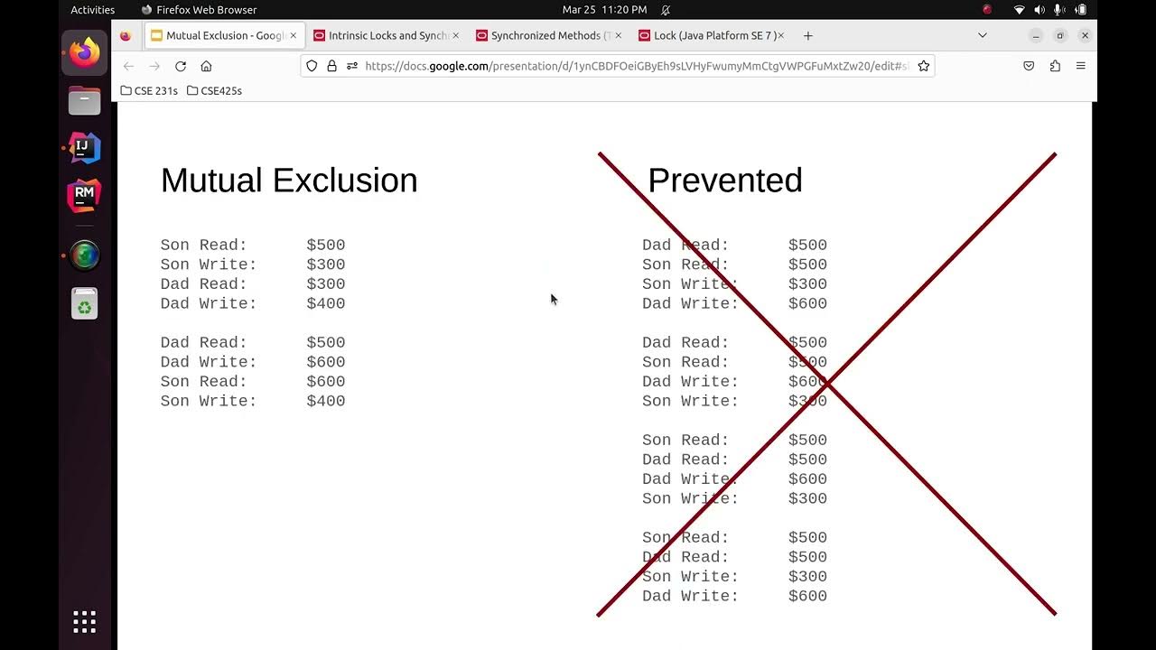 CSE 231s: Mutual Exclusion, Critical Sections, Explicit and Implicit Locks - YouTube
