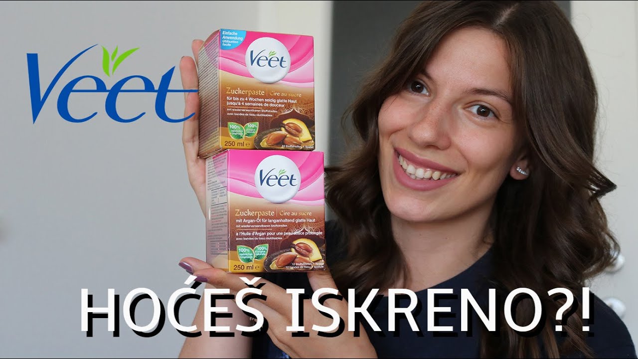 HOĆEŠ ISKRENO?! | VEET šećerna pasta (i depilacija kod kuće) - YouTube