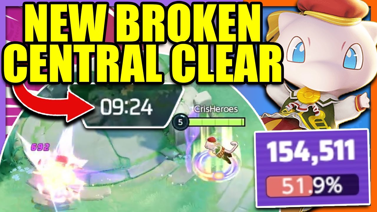 This is 1000% getting NERFED 154k Damage MEW with FASTEST CENTRAL CLEAR ...