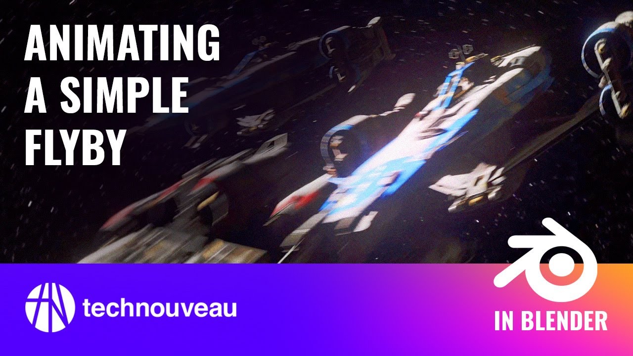 Animating a Simple Flyby in Blender 3D - Technouveau 0003 - YouTube