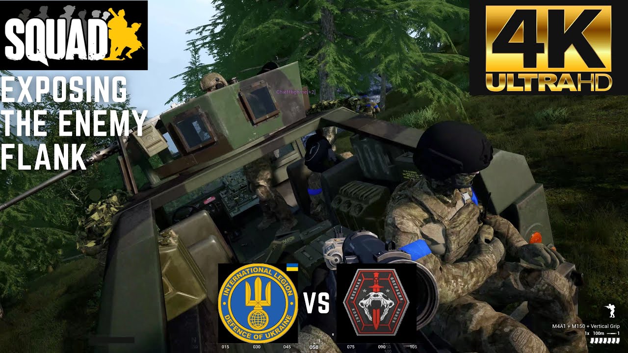 Squad - Exposing Enemy Flanks - Skorpo - (4K) - YouTube
