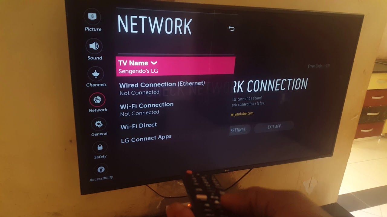 LG Smart TV How To Connect Setup To WiFi Network Fix Check Network LG Smart TV How To Connect Setup To WiFi Network Fix Check Network