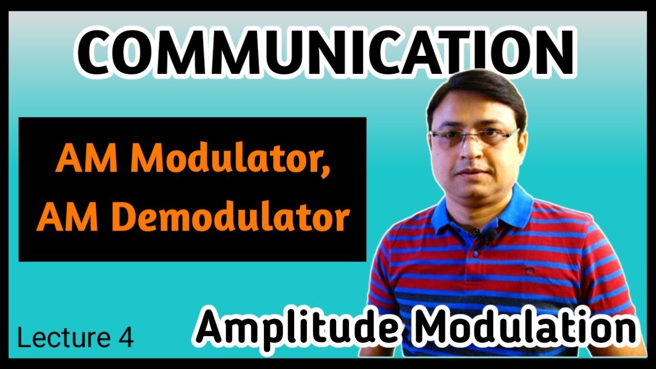 Communication: AM Modulator- Square law Modulator, Balanced Modulator - YouTube