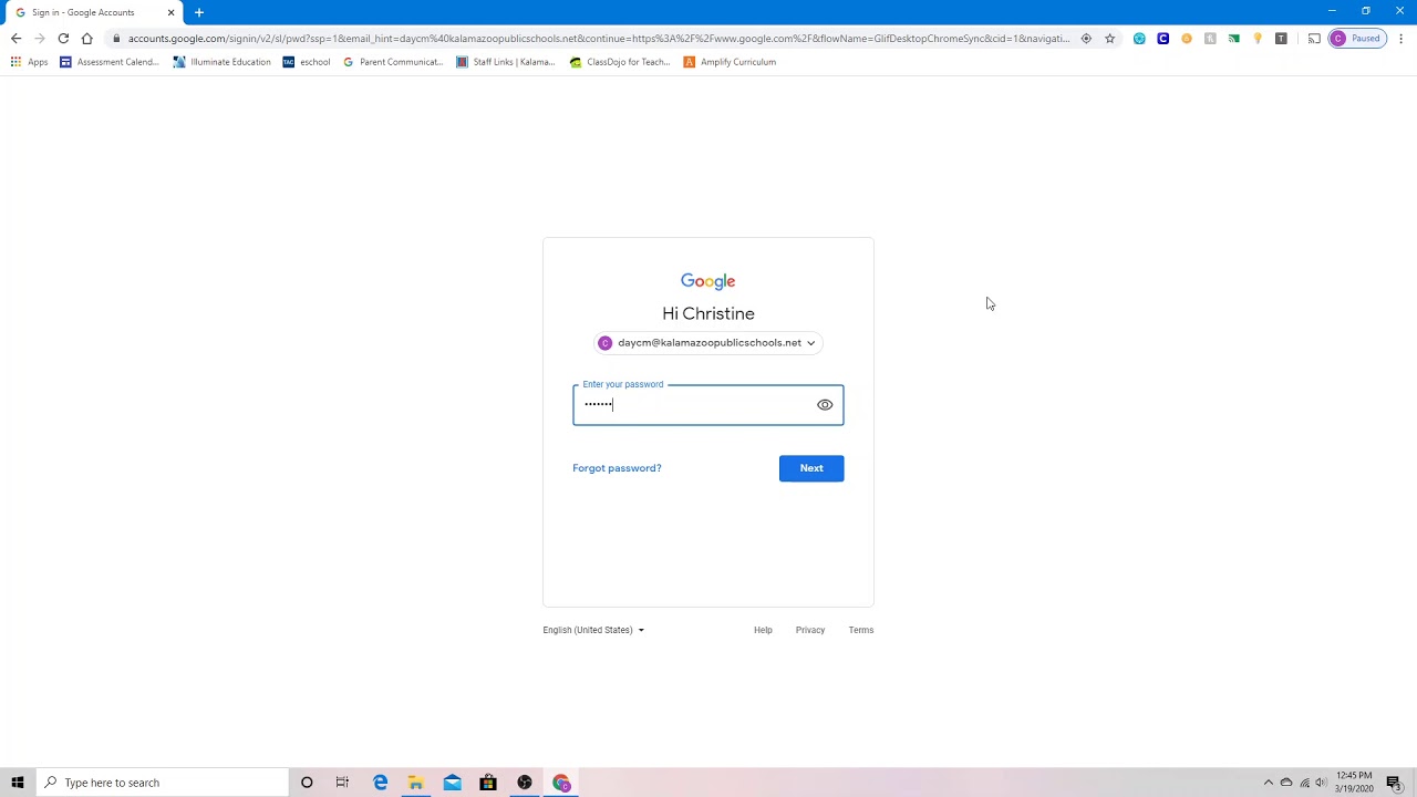 How to log in to your school account tutorial - YouTube