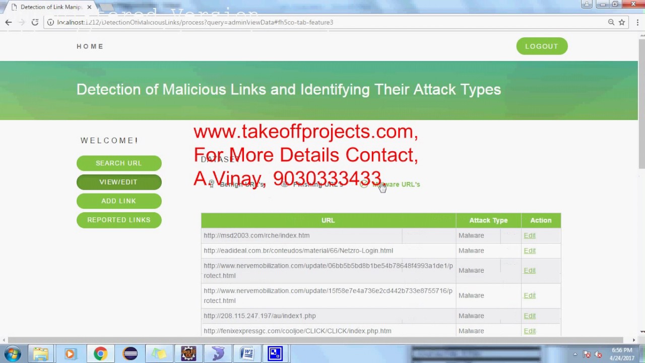 Detecting Malicious Web Links and Identifying Their Attack Types - YouTube