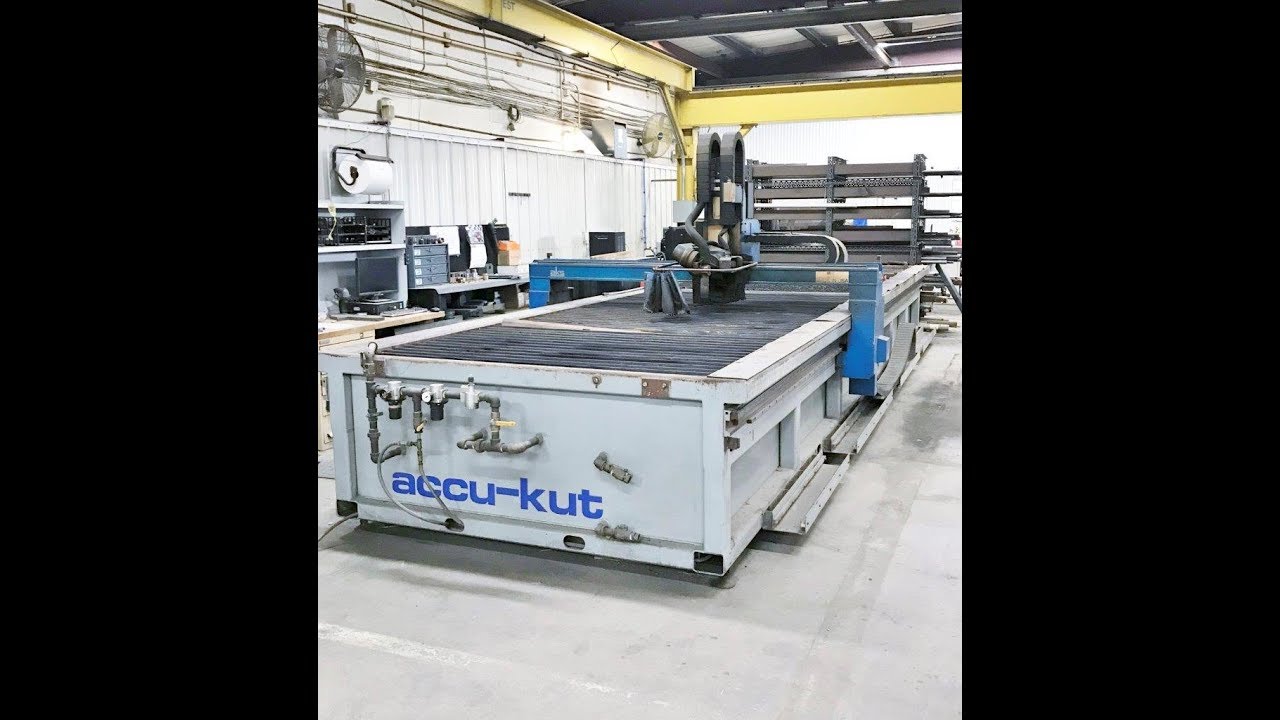 2013 AKS ACCU KUT PLASMA CUTTER - FOR SALE - YouTube
