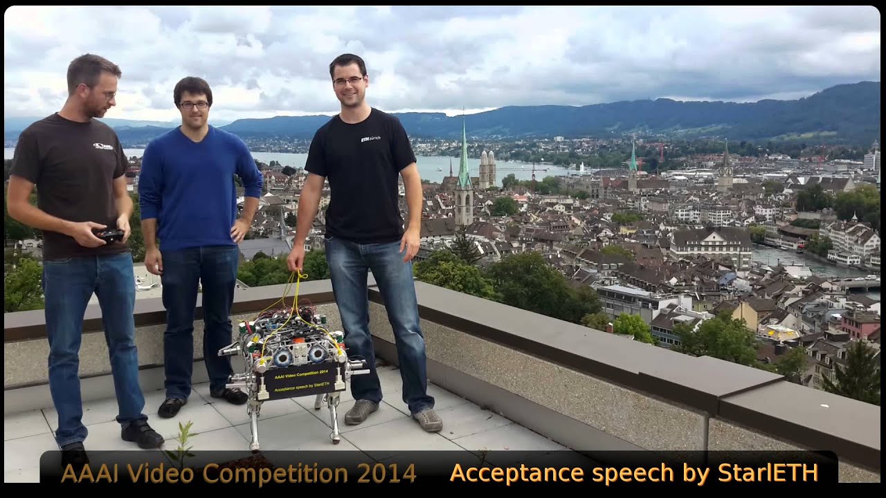 AAAI Acceptance speech by robot StarlETH - YouTube