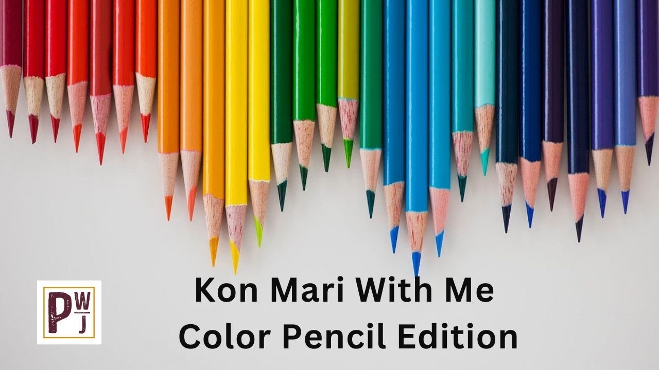 Kon Mari With Me - Color Pencil Edition - YouTube