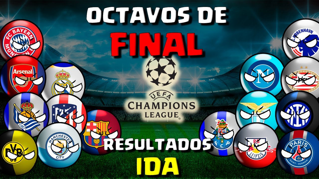 OCTAVOS DE FINAL | IDA | UEFA CHAMPIONS LEAGUE | Countryballs - YouTube