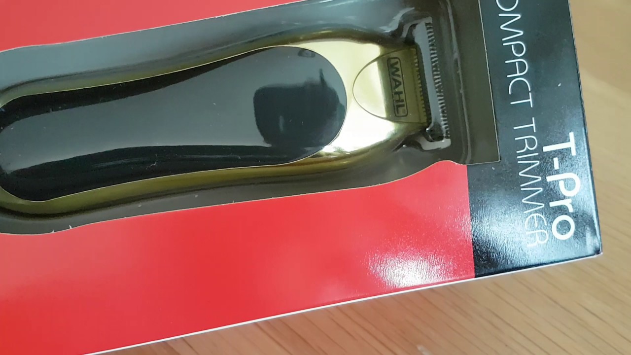 Wahl T Pro Afro Compact Trimmer Unboxing - YouTube
