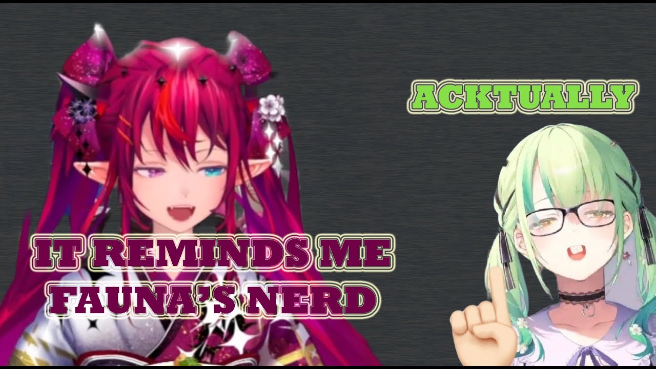 One of IRyS Emotes Kind of Look Like Fauna's Nerd [Hololive Clip] - YouTube
