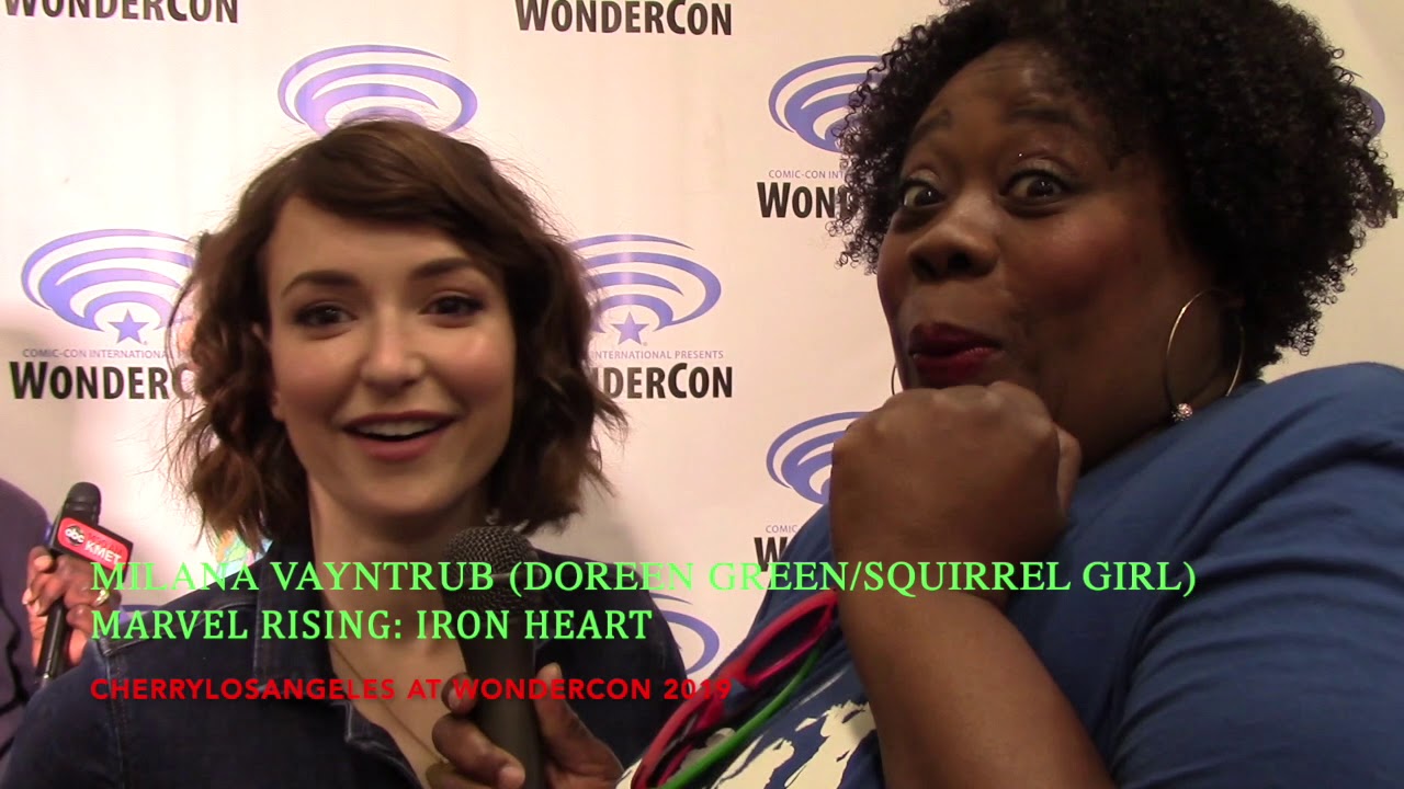 Milana Vayntrub (Doreen Green/Squirrel Girl) Marvel Rising: Iron Heart ...