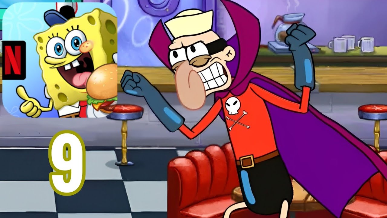 SpongeBob Get Cooking - Part 9 - Gameplay Walkthrough - Episode 8 Last ...