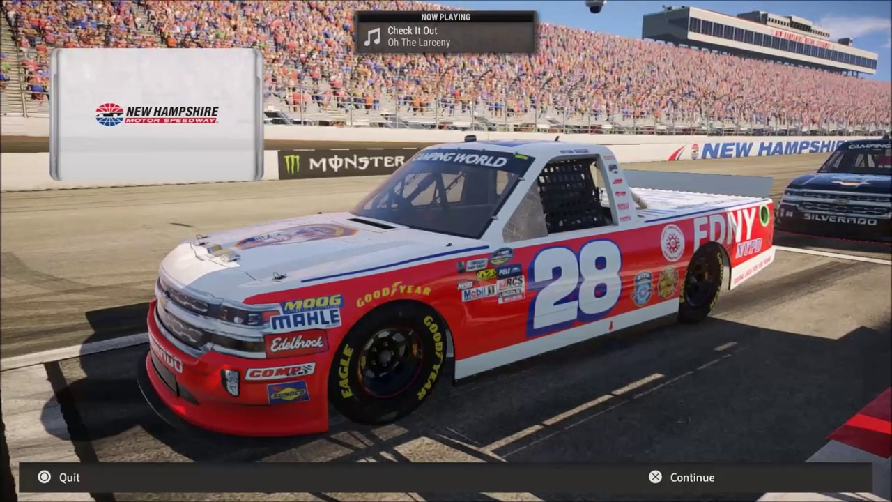 NASCAR Heat 2 - Bryan Dauzat @ New Hampshire (NCWTS) - YouTube