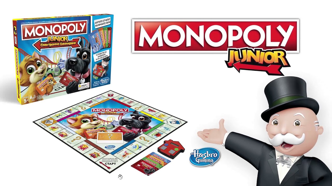 Monopoly Junior - Електронно банкиране | КОМСЕД - YouTube