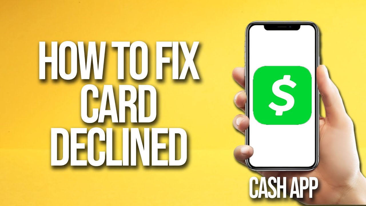 How To Fix Cash App Card Declined - YouTube