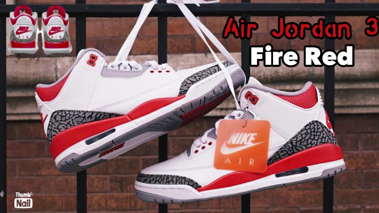 Air Jordan 3 fire red Review on feet The sneaker of the year 🔥🔥🔥🔥🔥 ...
