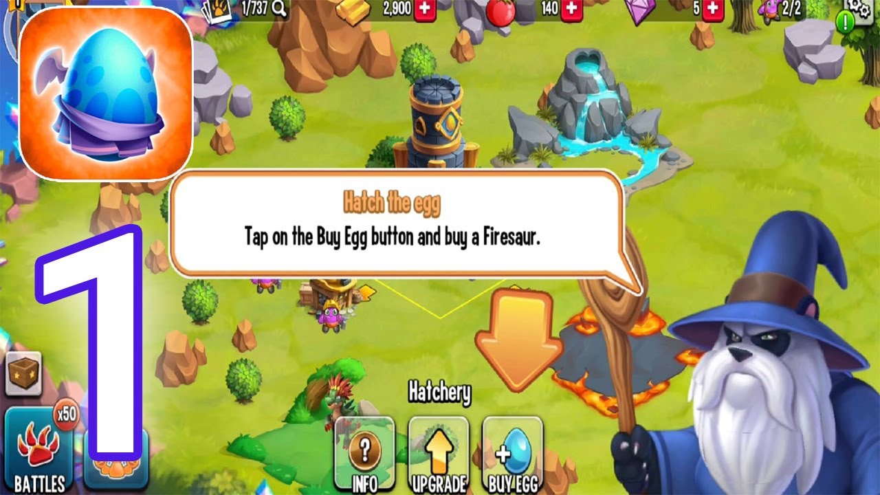 Monster Legends - Gameplay Walkthrough Part 1 - My First Monster (iOS ...