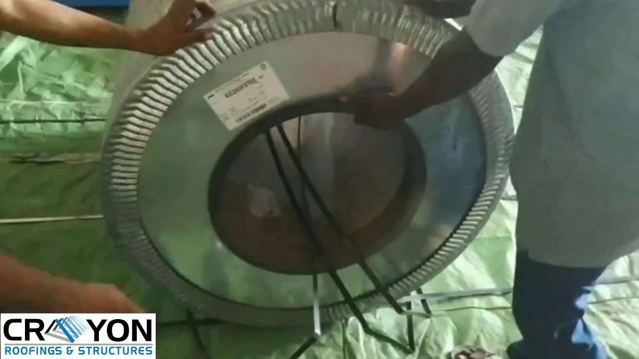 JSW COLOURON PLUS roofing sheet process - YouTube