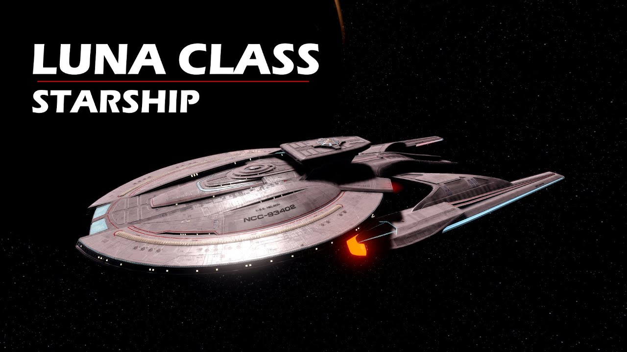 Luna Class Starship Star Trek Online Youtube