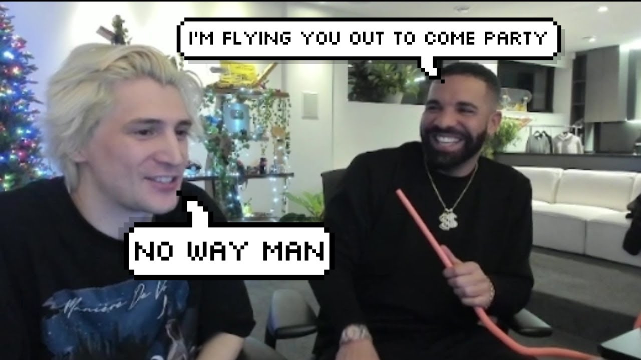 Drake invites xQc to his Party - YouTube