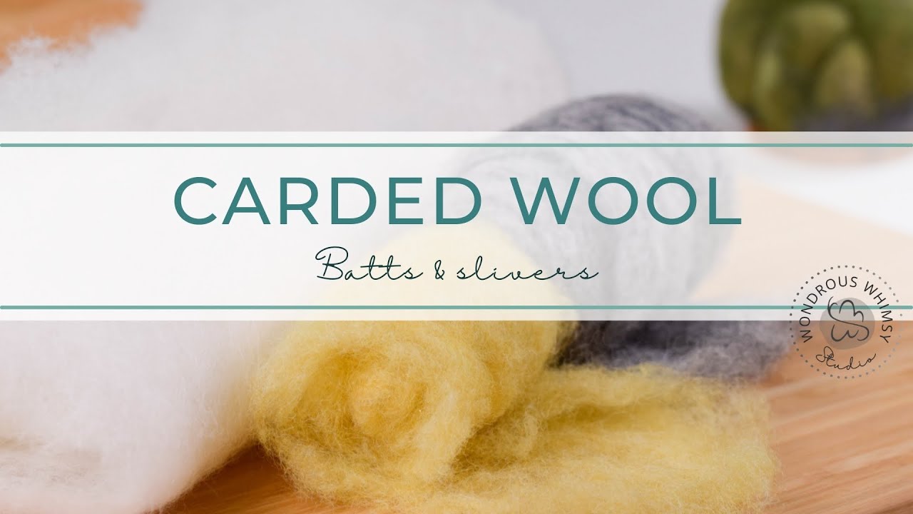 How carded wool looks like - YouTube