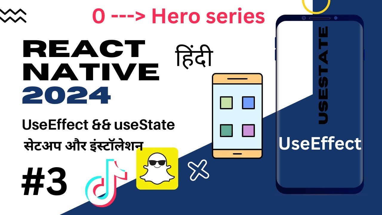 React native basic hooks in react native 2024 hindi - YouTube