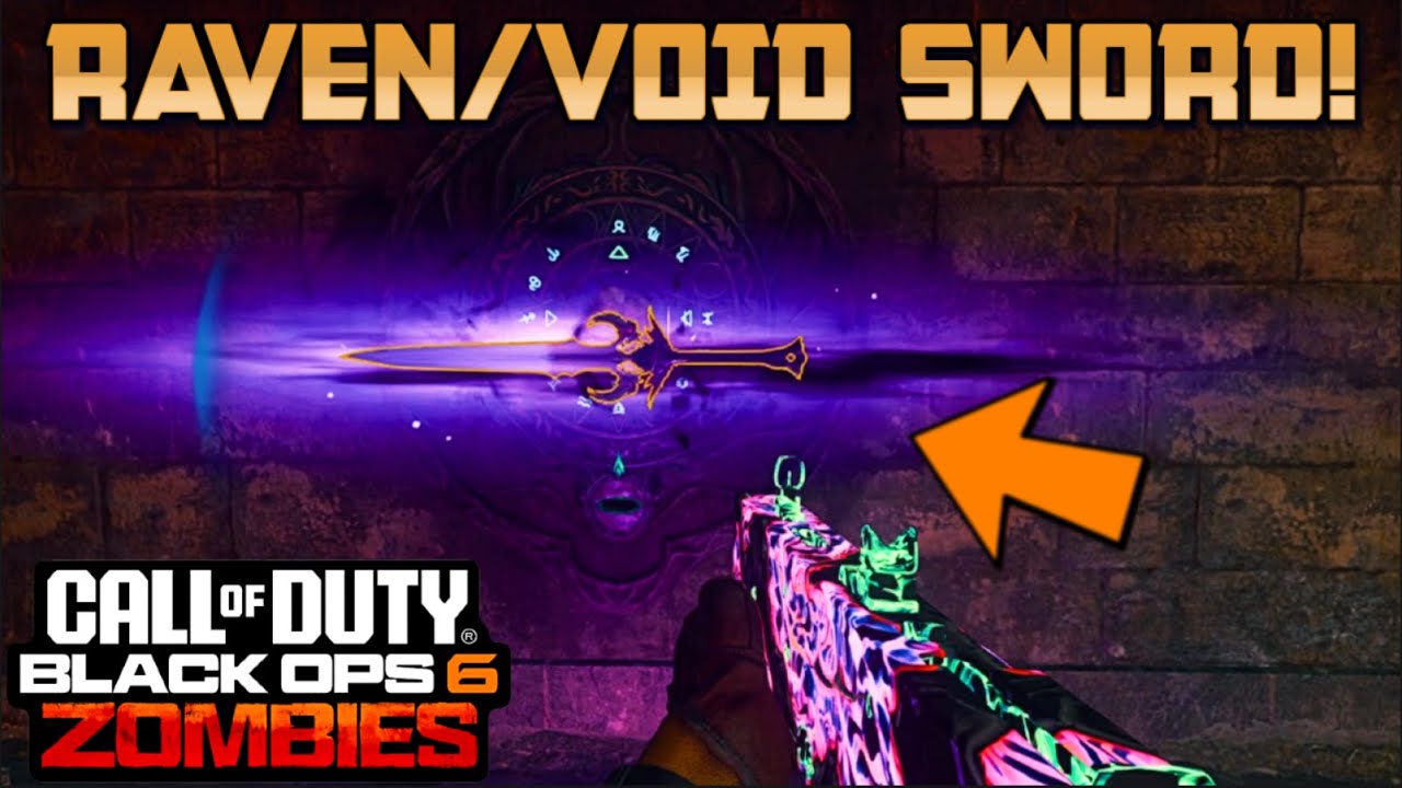 EASY GUIDE HOW TO GET RAVEN/VOID SWORD BLACK OPS 6 ZOMBIES! CITADELLE ...