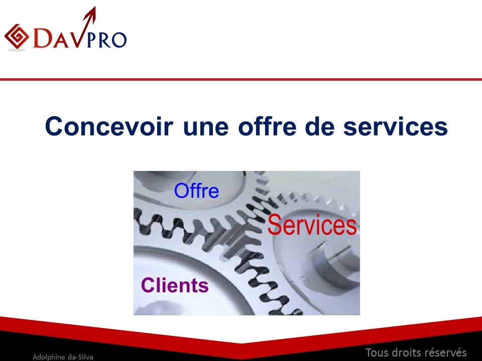 Concevoir votre offre de services - YouTube