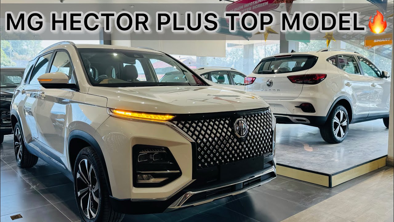 MG Hector Plus 2024 Top Model Savvy Pro Cvt 🔥 Full Detailed Review And ...