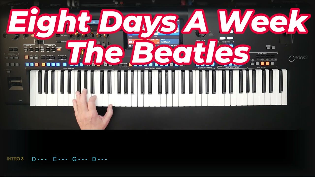 Eight Days A Week - The Beatles, Cover, eingespielt mit titelbezogenem ...