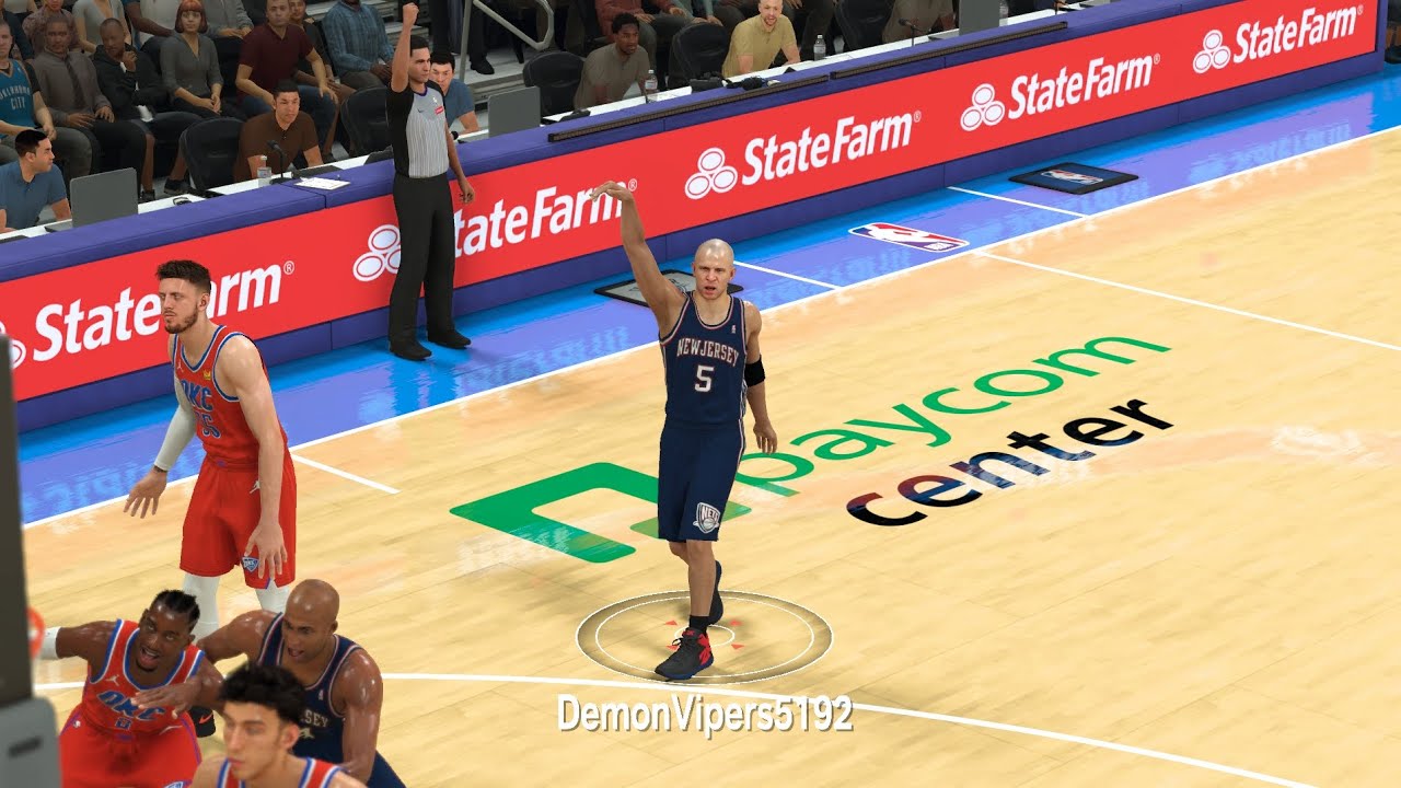 Jason Kidd and the 2002 nets in 2k25 play now online - YouTube