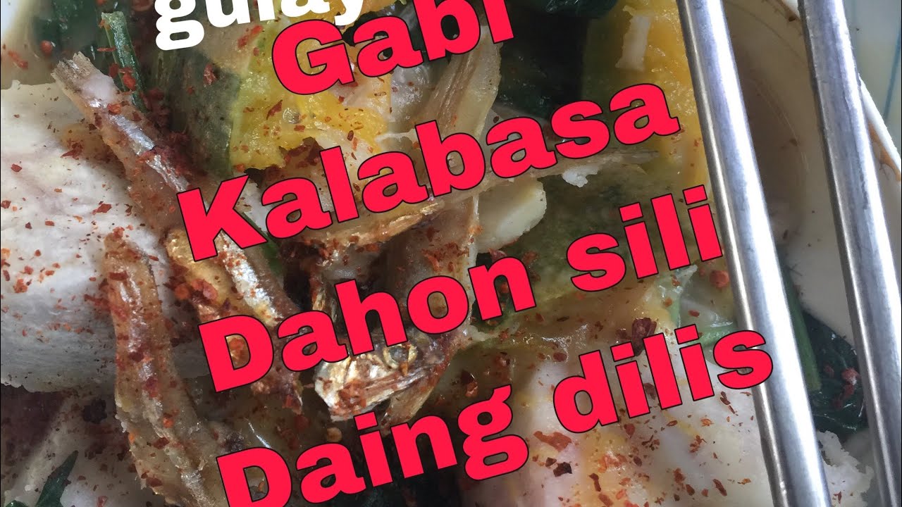 Taro|Gabi,Kalabasa,Dahon Sili with Daing na Dilis||Eugenia Abayon HK ...