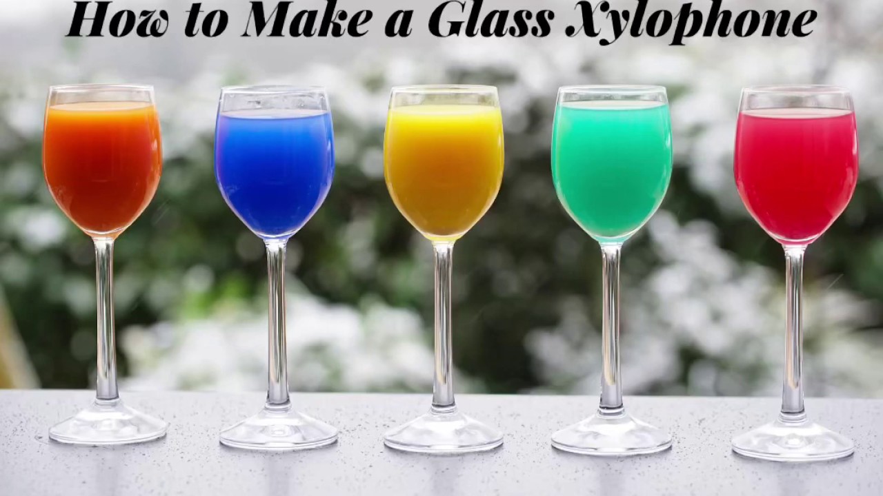How to make a glass xylophone - YouTube