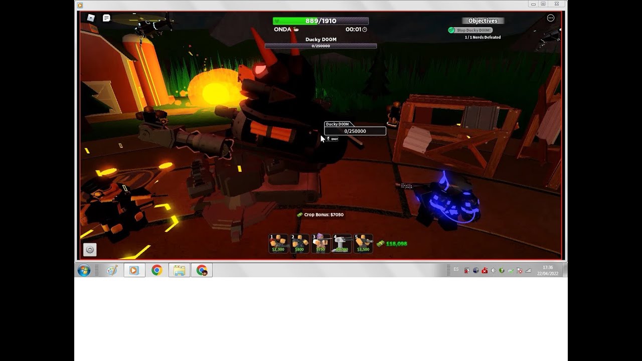 MANHATTANN777. KILLED DUCKY DOOM (EVENT 2022 DUCK HUNT). TOWER DEFENSE ...