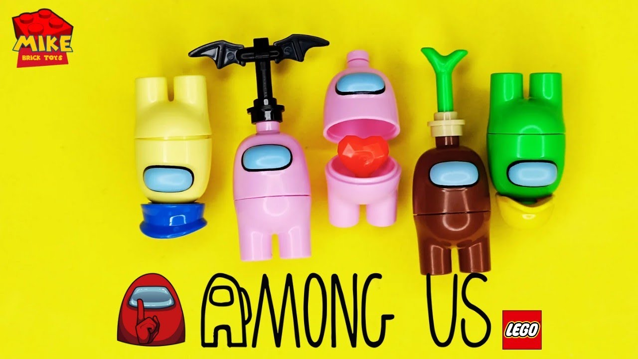 Among Us Lego | Unofficial lego | Figuras tipo lego | Lego Minifigures ...