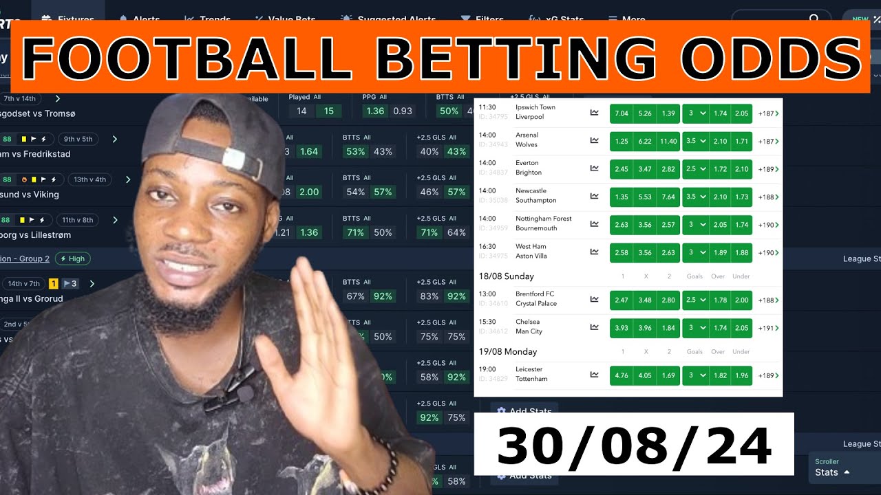 (10, 8 & 2+ ODDS) BEST Football Predictions for Today (30/08) | Expert ...
