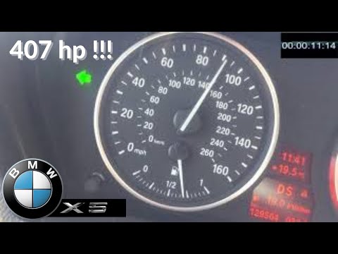 BMW X5 50i E70 2012 0-100 km / sa ve 0-200 km / sa Hızlanma Otoyolda inanılmaz egzoz sesi