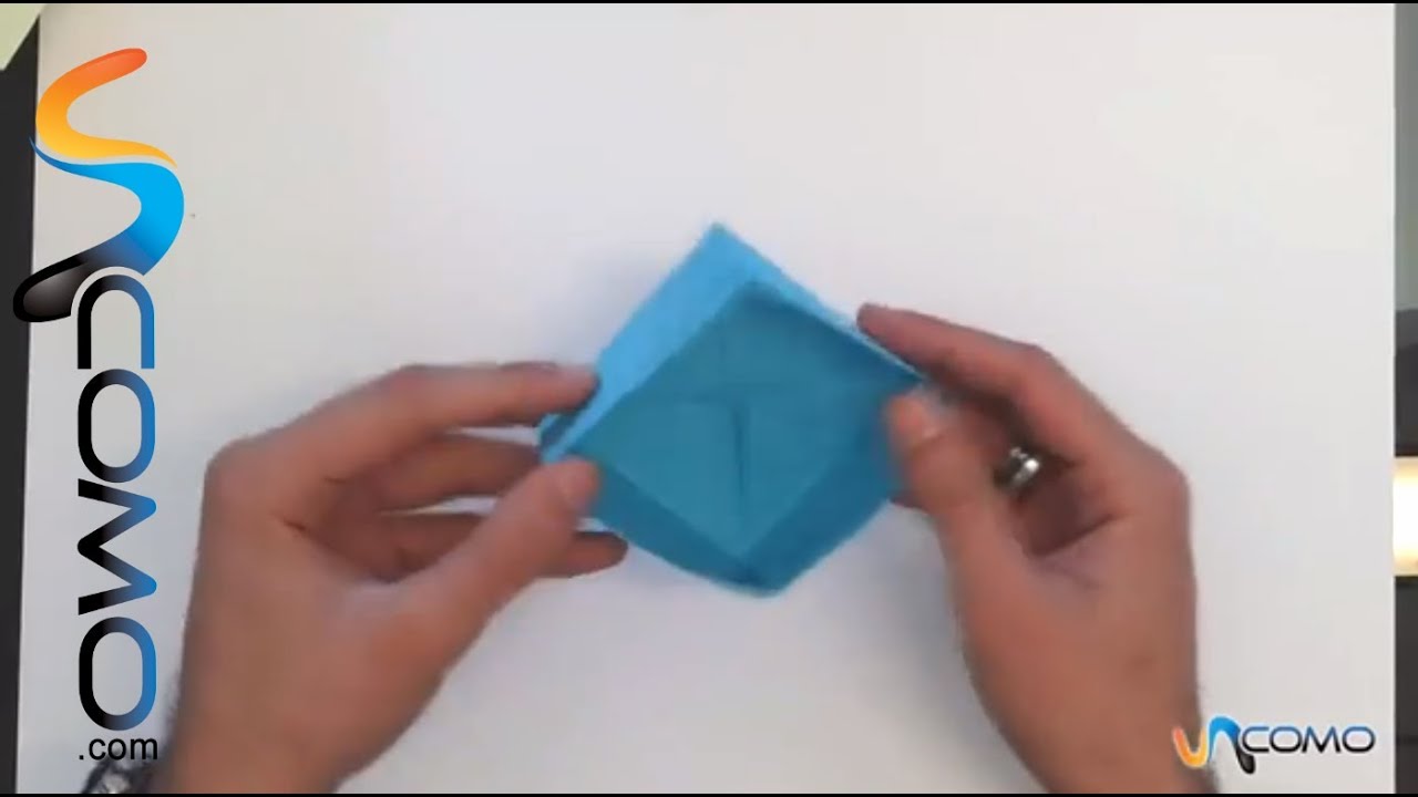 Hacer una caja de origami - YouTube