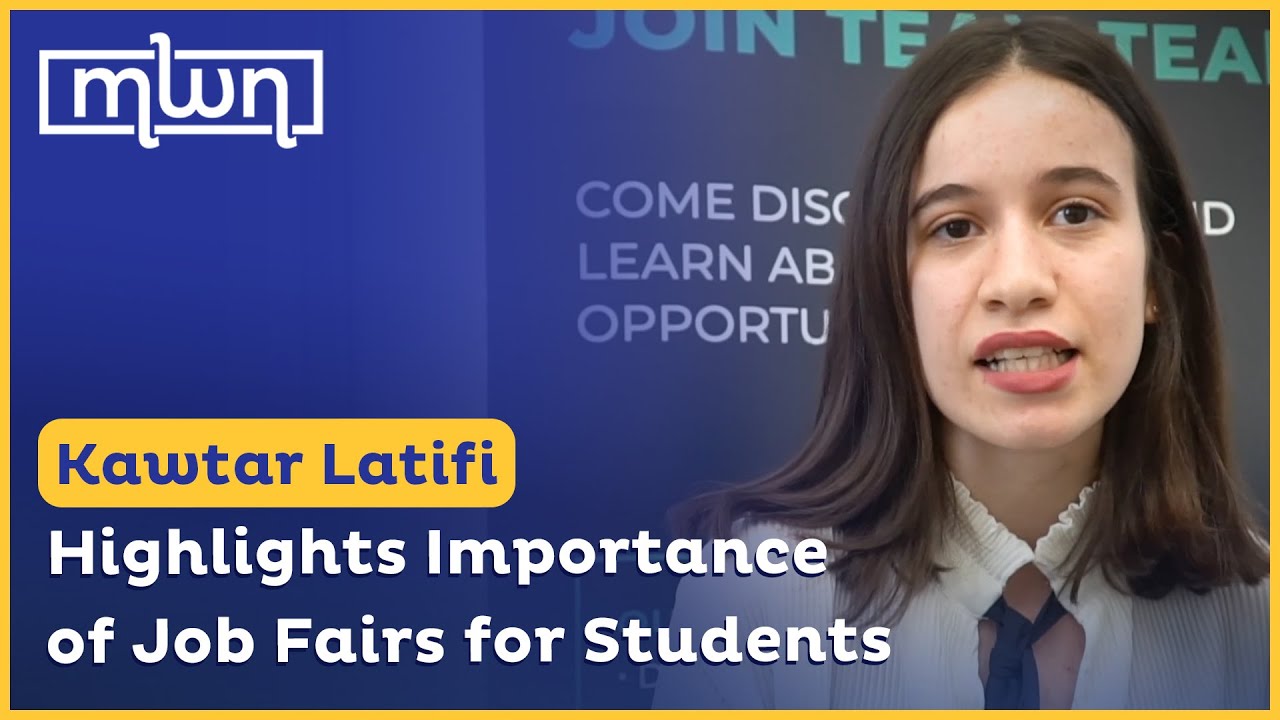 Kawtar Latifi Highlights Importance of Job Fairs for Students - YouTube