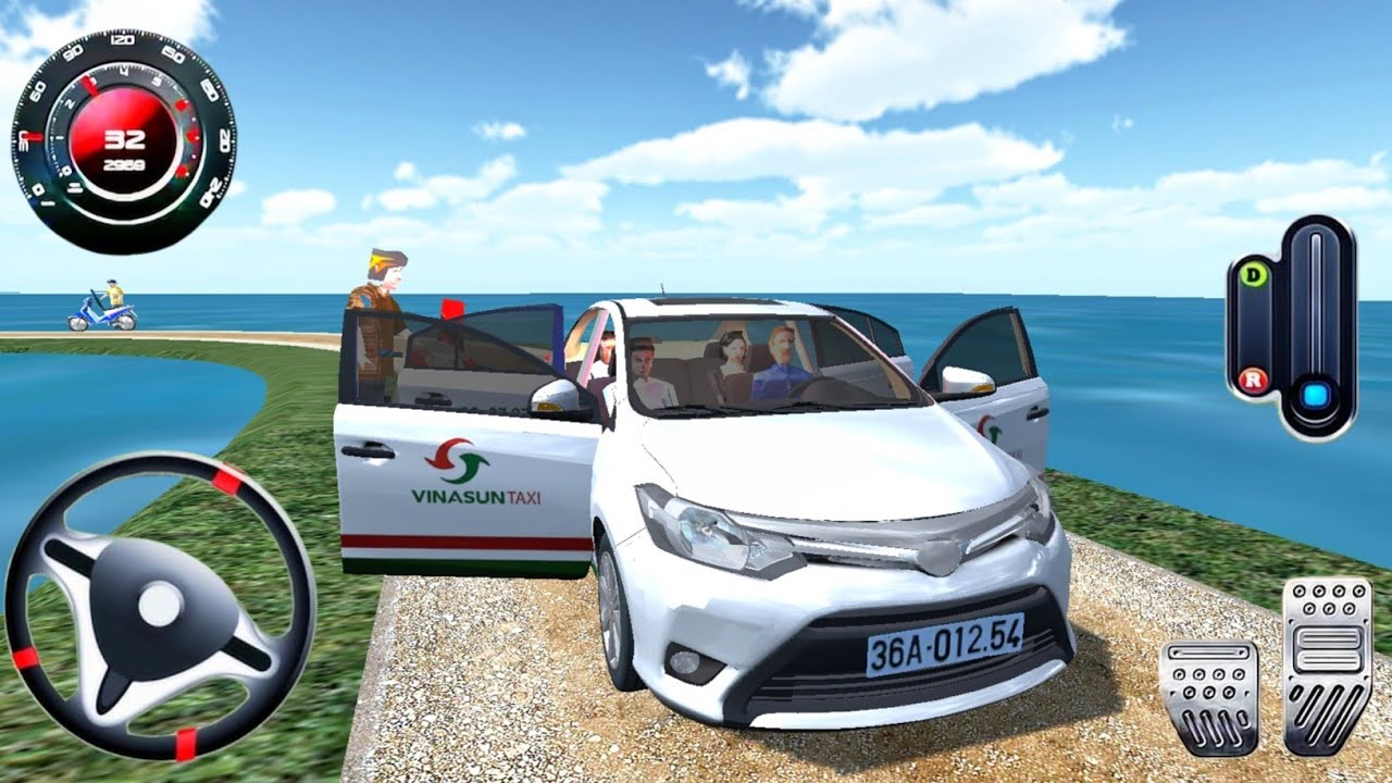 Toyota Car Driving: Flooded Village Road Car Simulator Vietnam! Car ...