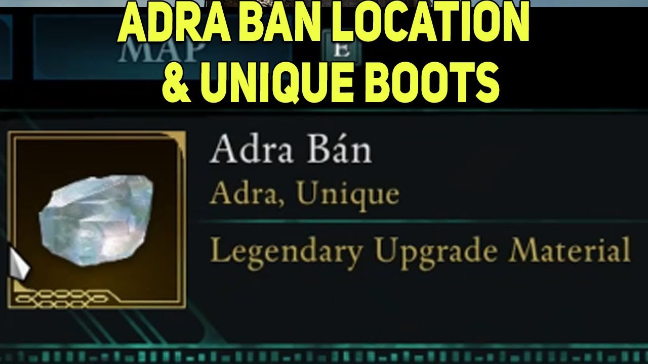 Avowed Adra Ban Location, Legendary Upgrade Material, ShadowDancer's ...