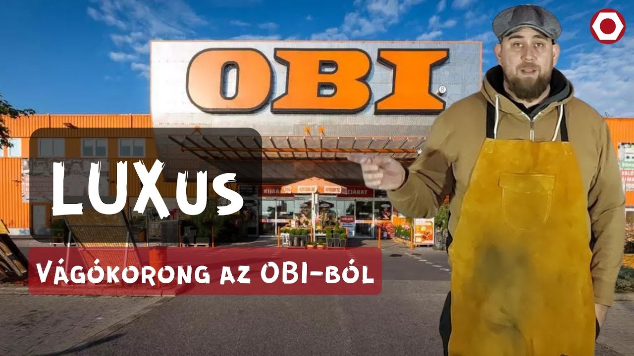 Obi Lux vágókorong teszt - YouTube