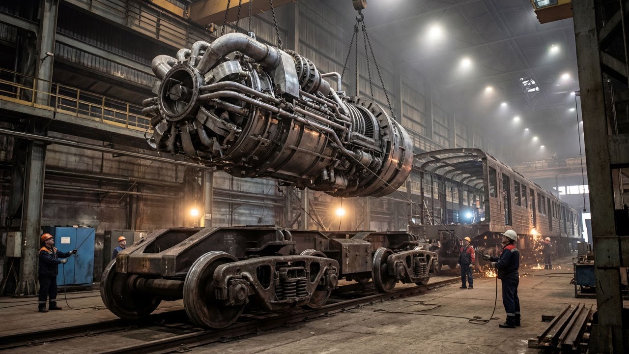 Inside The Manufacturing Of Nuclear Train (First Time In The World ...