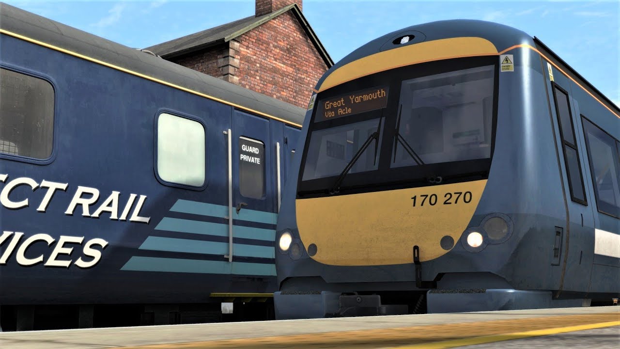 Train Simulator 2018:AP Class 170 Gt Yarmouth-Norwich - YouTube