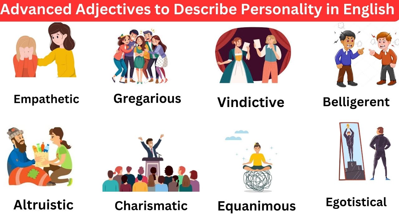 Advanced Adjectives to Describe Personality in English | English ...